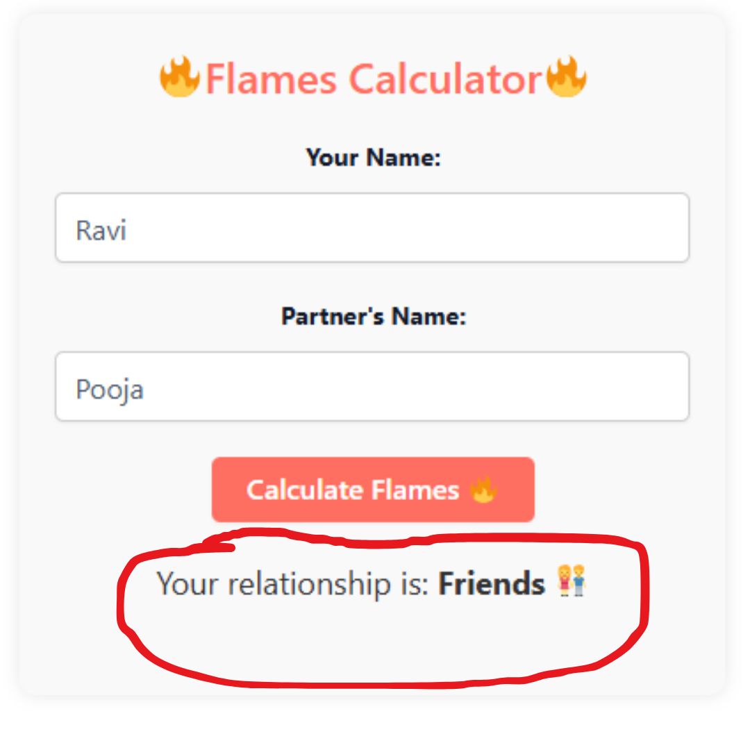 FLAMES Calculator